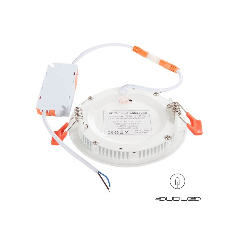 LED Strahler Ф120mm 6W 450Lm K3000 50pcs/carton